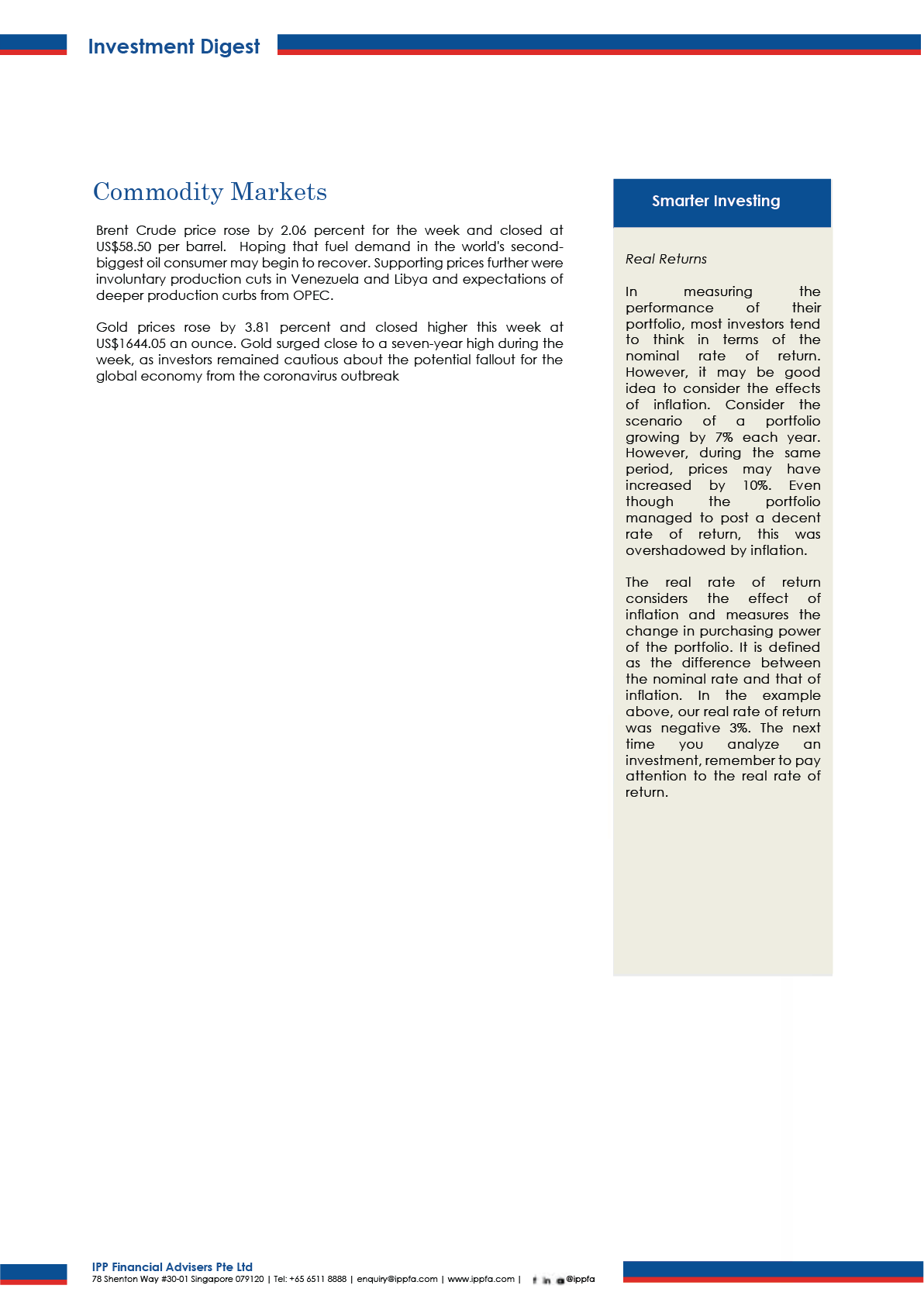 IPP Financial Advisers - Financial Advisers Singapore